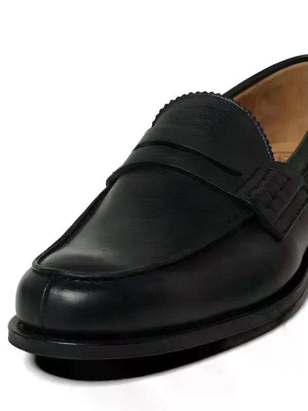 Church's Serrated Tongue Penny Loafers - Black
