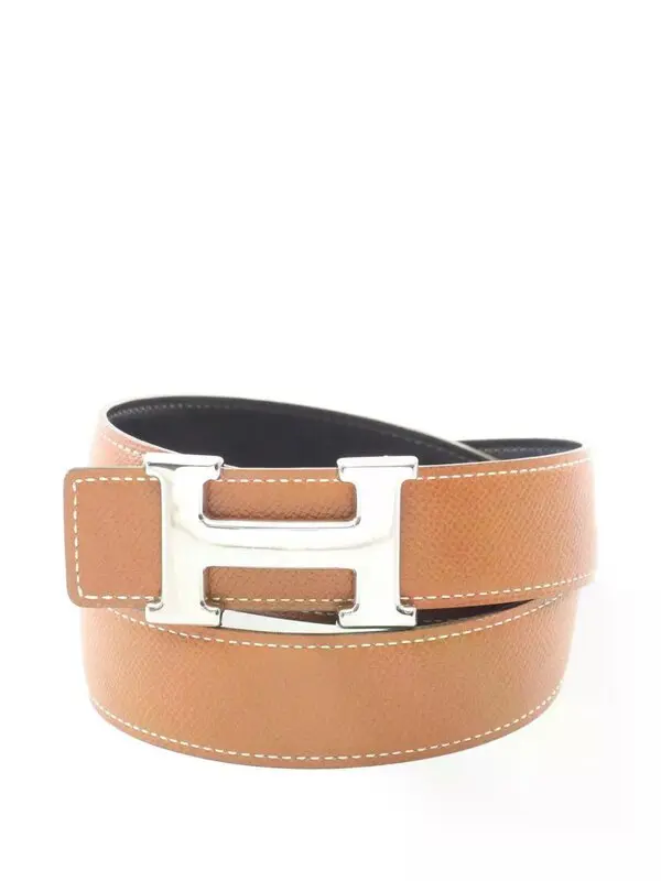 Hermès 1997 Constance H-buckle Reversible Leather Belt