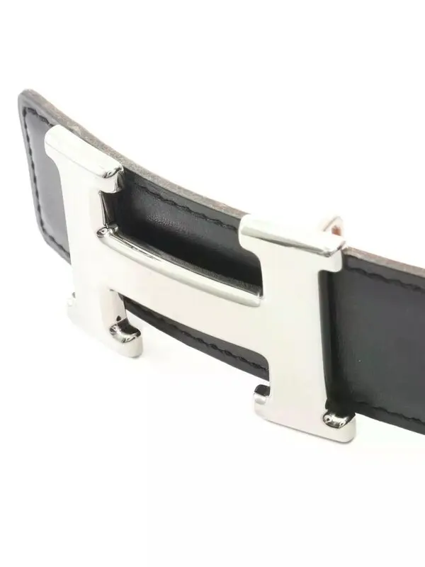 Hermès 1997 Constance H-buckle Reversible Leather Belt