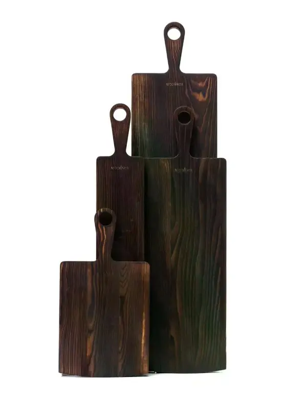 WOODSEA Charred-effect Wooden Chopping Board