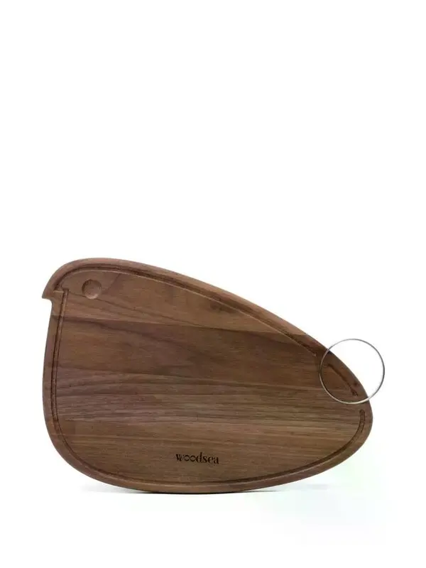 WOODSEA Bird-shaped Metal-ring Serving Board
