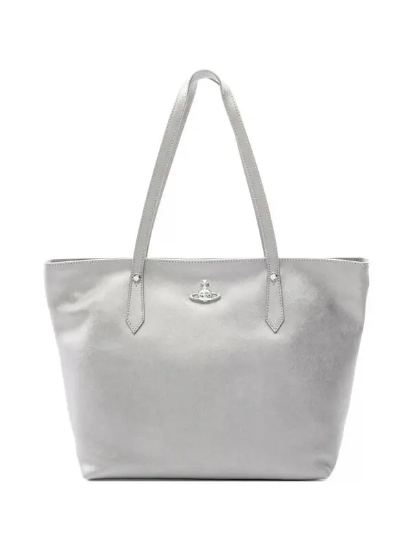 VIVIENNE WESTWOOD Orb Leather Tote Bag