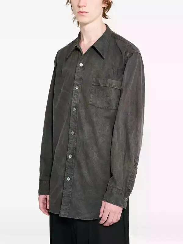 TAIGA TAKAHASHI Narrow-collar Shirt