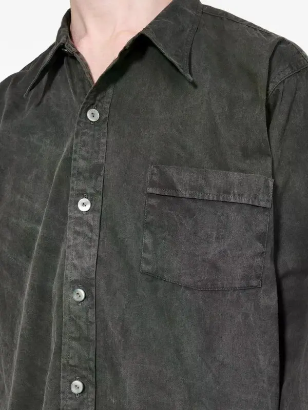 TAIGA TAKAHASHI Narrow-collar Shirt