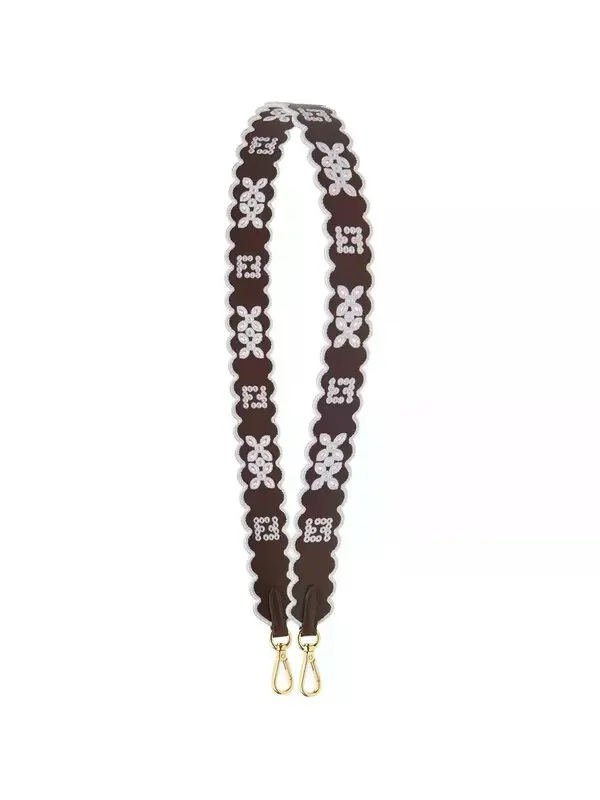 Fendi Embroidered Bag Strap