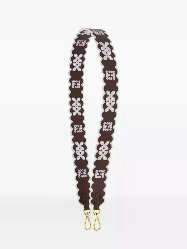 Fendi Embroidered Bag Strap