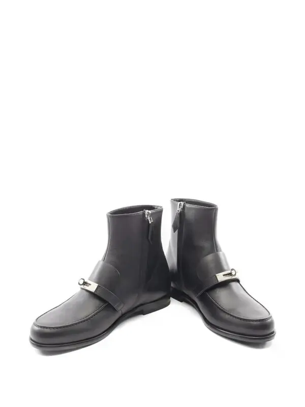 Hermès Kelly Buckled Ankle Boots