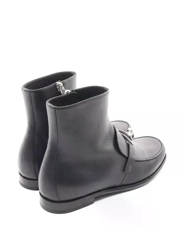 Hermès Kelly Buckled Ankle Boots