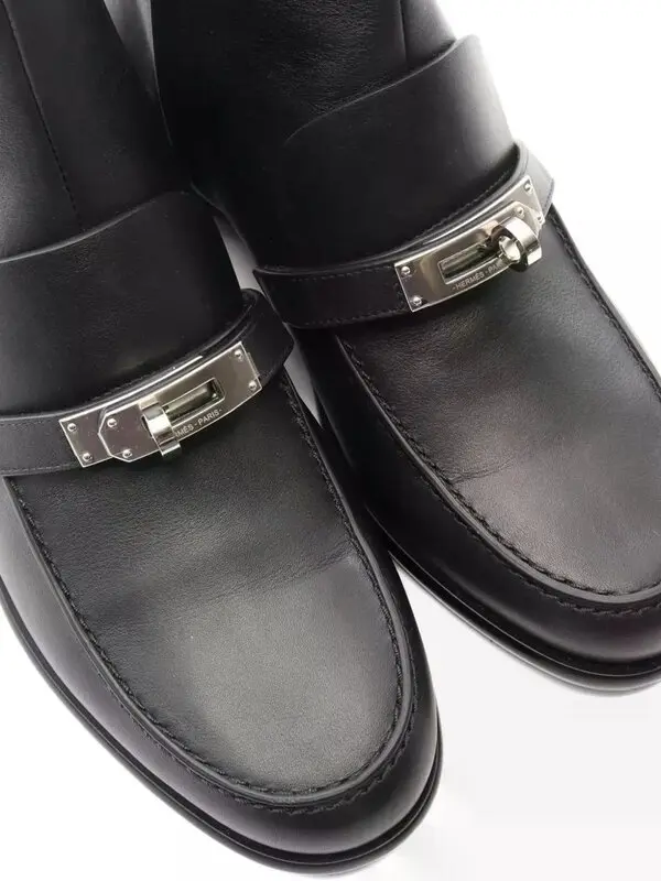 Hermès Kelly Buckled Ankle Boots