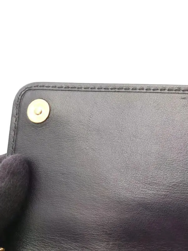 Prada 2010s Velluto Ricamo Bi-fold Wallet