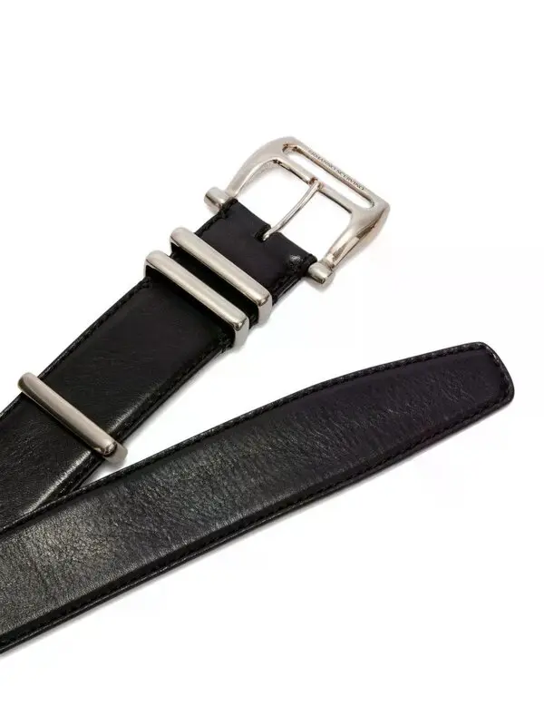 Ermanno Scervino Buckle-fastening Leather Belt - Black