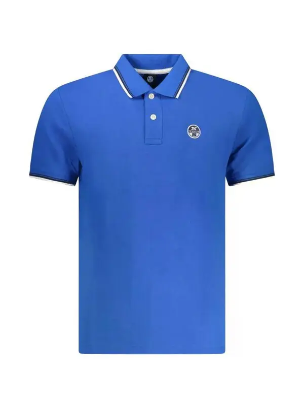 NORTH SAILS Logo-patch Polo Shirt - Blue