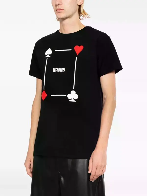 LES HOMMES Printed T-shirt