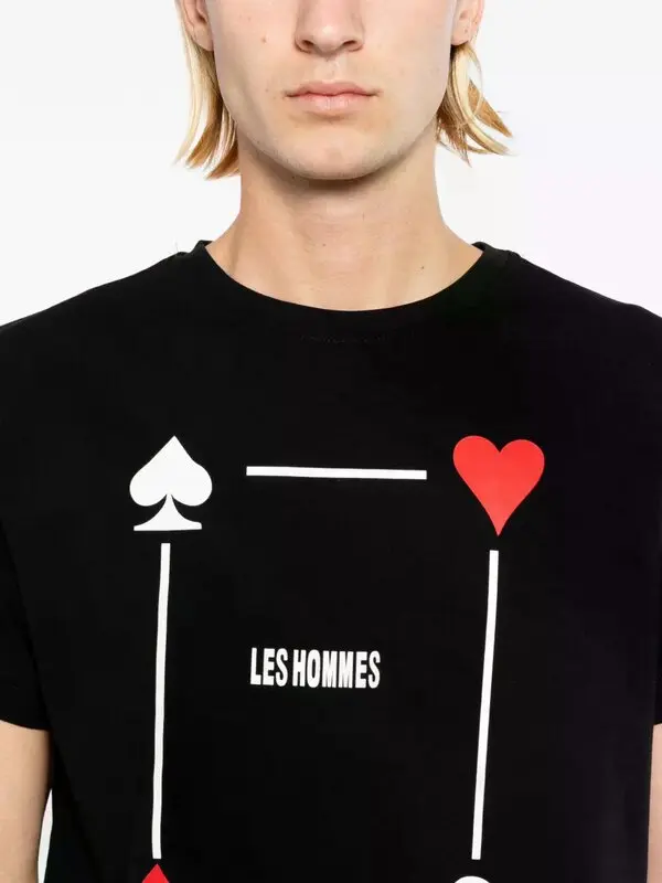 LES HOMMES Printed T-shirt