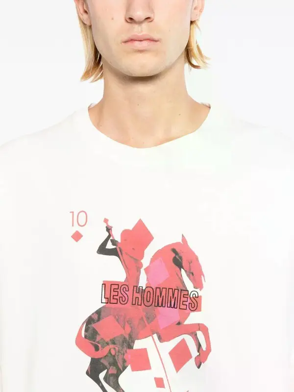 LES HOMMES Printed T-shirt