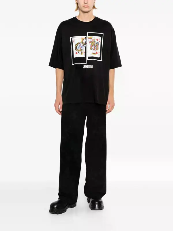 LES HOMMES Printed T-shirt
