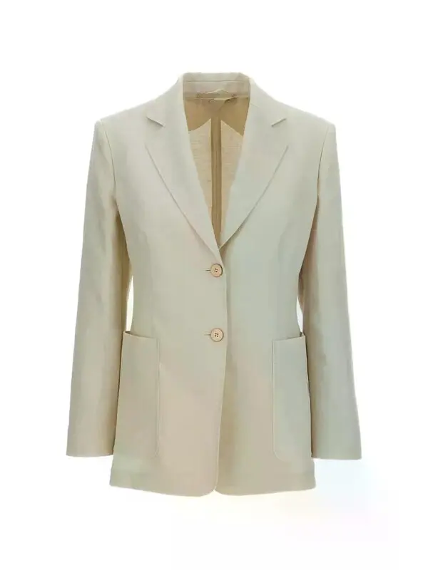 Max Mara Single-breasted Linen Blazer