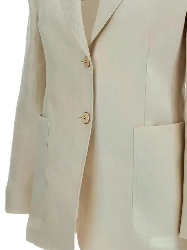 Max Mara Single-breasted Linen Blazer