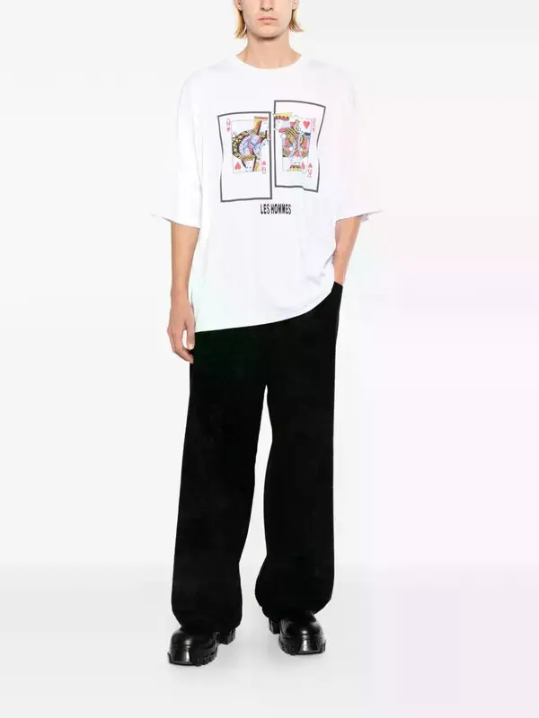 LES HOMMES Printed T-shirt