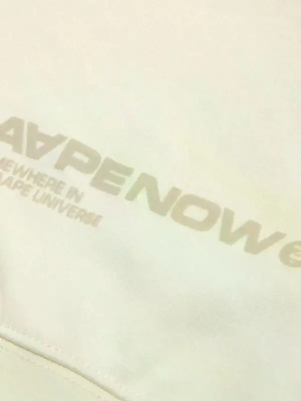 AAPE BY *A BATHING APE Moonface Logo Sweatshirt - Neutrals