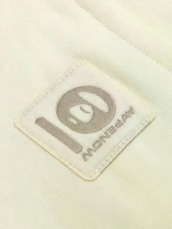 AAPE BY *A BATHING APE Moonface Logo Sweatshirt - Neutrals