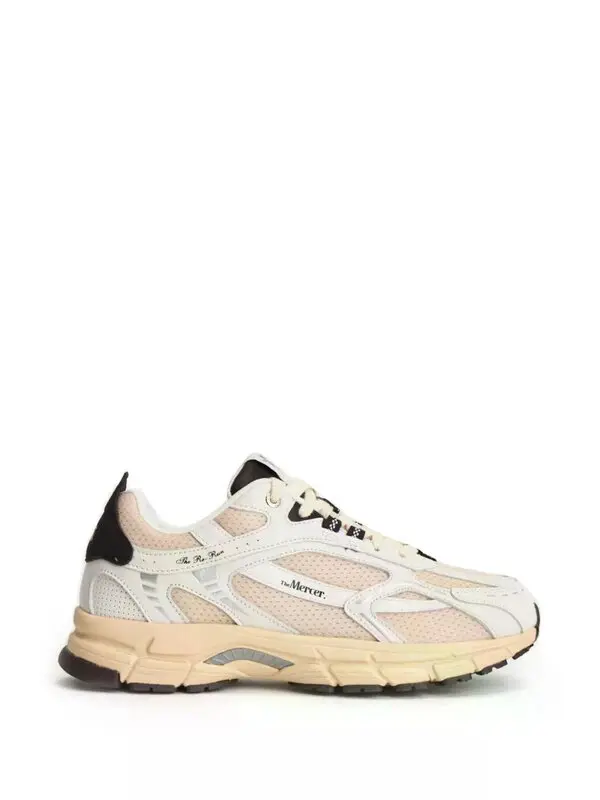 THE MERCER BRAND The Re-run Panelled Sneakers - White