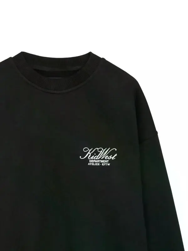 KIDWEST Logo Print Crew Neck Sweater