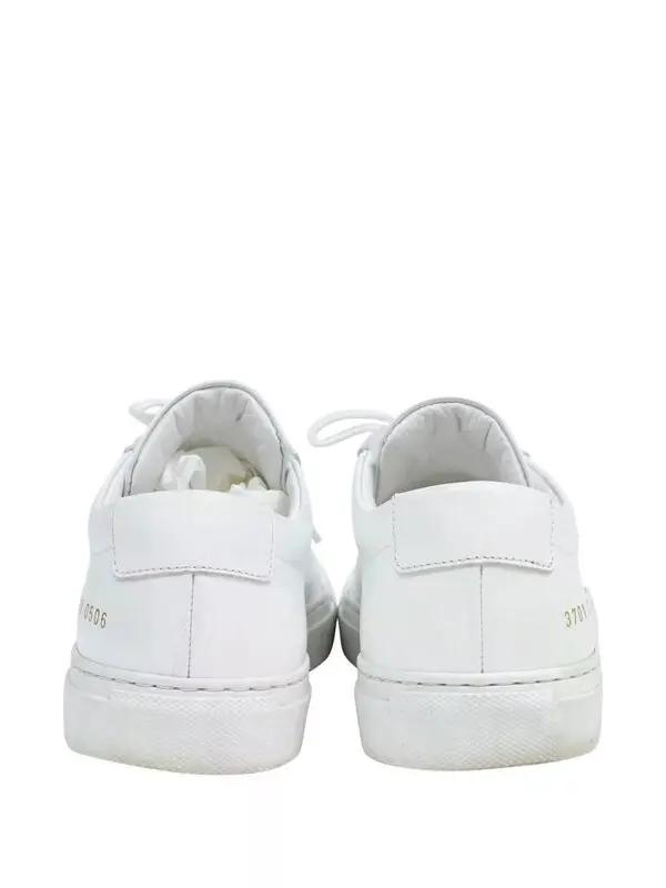 COMMON PROJECTS Achilles Low-top Leather Sneakers With Gold-tone Detailing