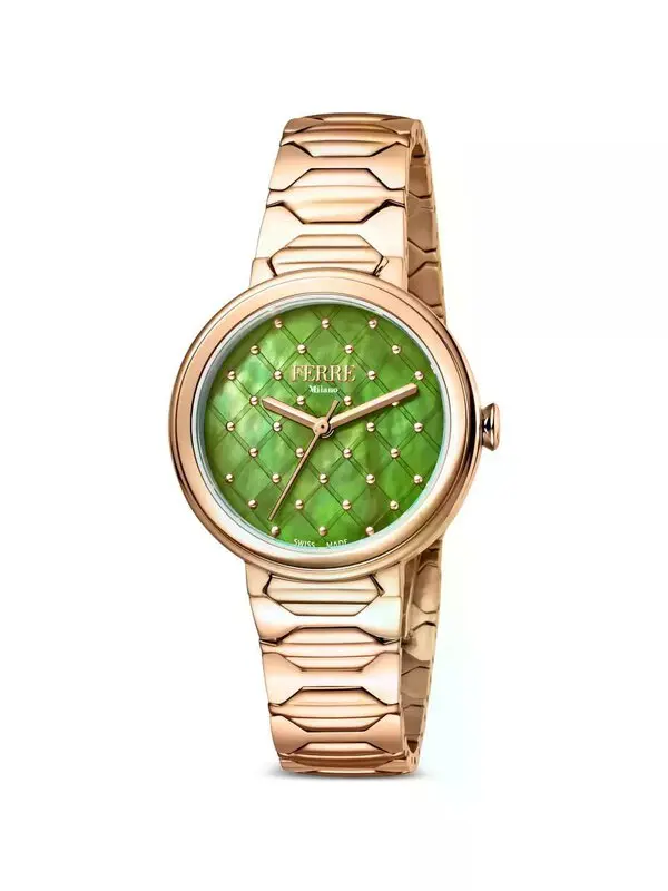 FERRE MILANO 32mm Quartz Watch - Green