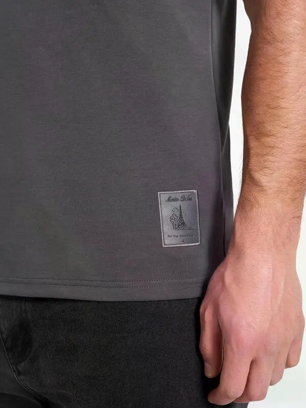 Manière De Voir Ts003 Fitted Luxe T-shirt - Grey
