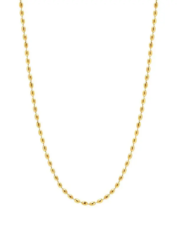 NIALAYA JEWELRY Tone Oval Bead Chain Necklace - Gold