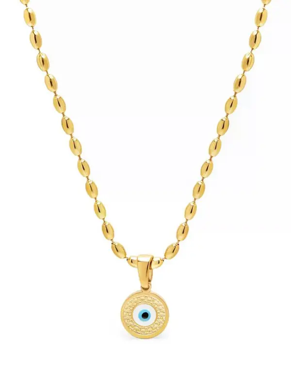 NIALAYA JEWELRY Tone Evil Eye Pendant Necklace - Gold