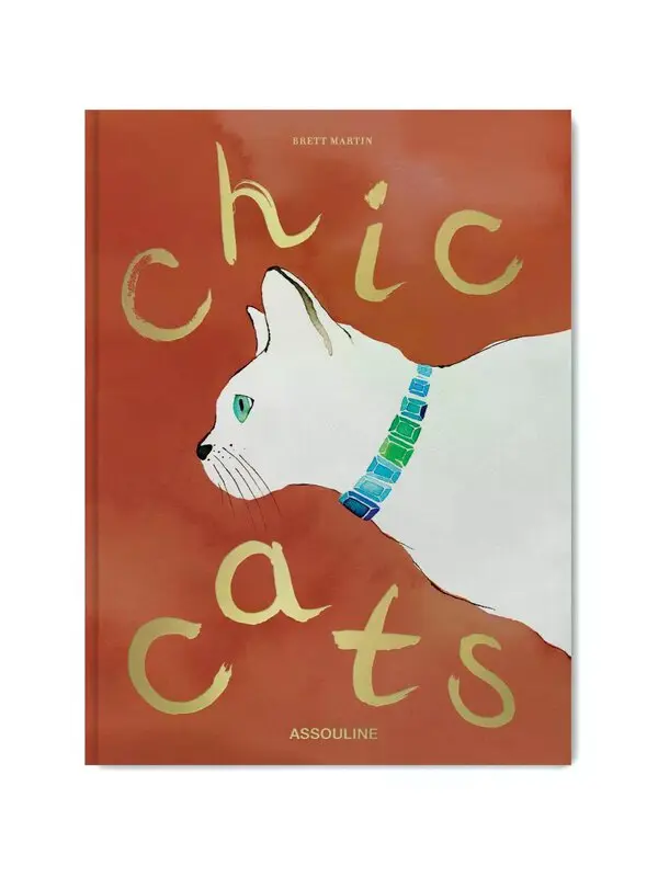 Assouline Chic Cats Book - Orange