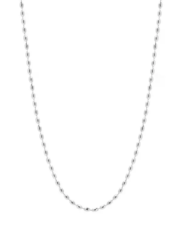 NIALAYA JEWELRY Tone Beaded Chain Necklace - Silver
