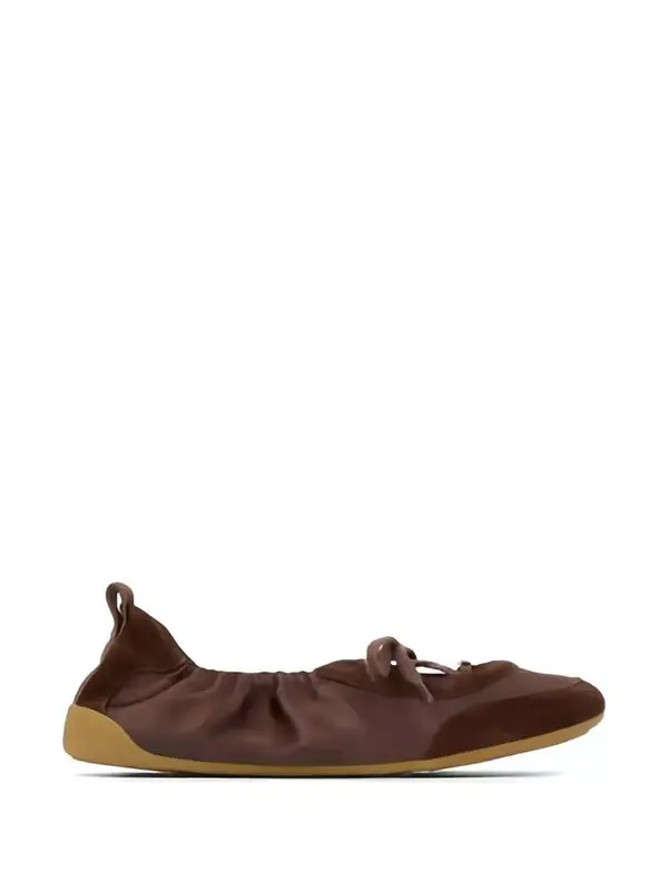 Chloé Suede Ballerina Sneakers - Brown