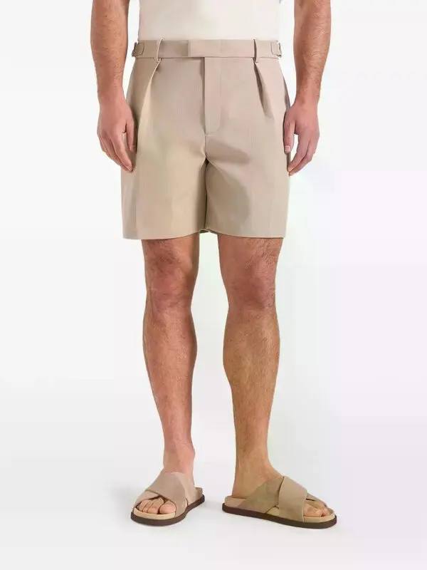 Manière De Voir Manier De Voir Marin Tailored Pleated Shorts