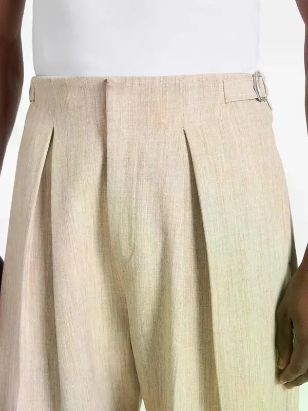 Manière De Voir Maniere De Voir Box Pleat Wide Leg Trousers