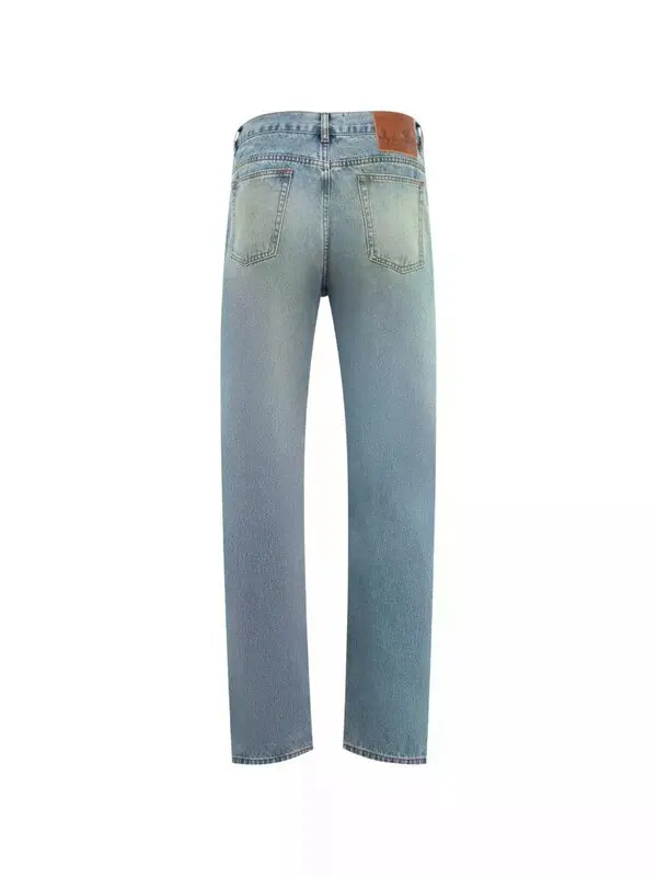 ONE OF THESE DAYS Graphic Print Straight-leg Jeans