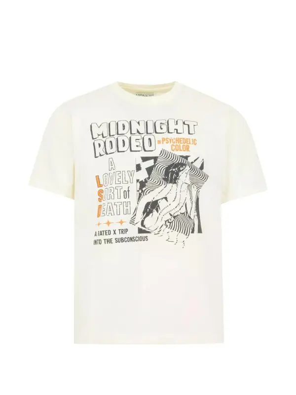 MIDNIGHT RODEO Graphic-print T-shirt - Neutrals