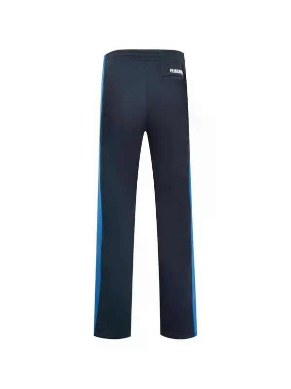 PLEASURES Forever Side-stripe Track Pants - Blue