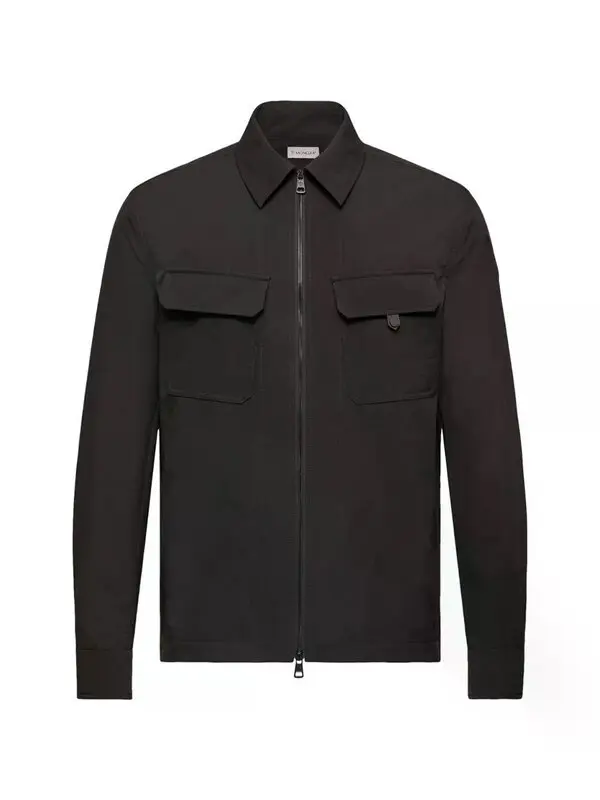 Moncler Zip-up Logo-patch Overshirt
