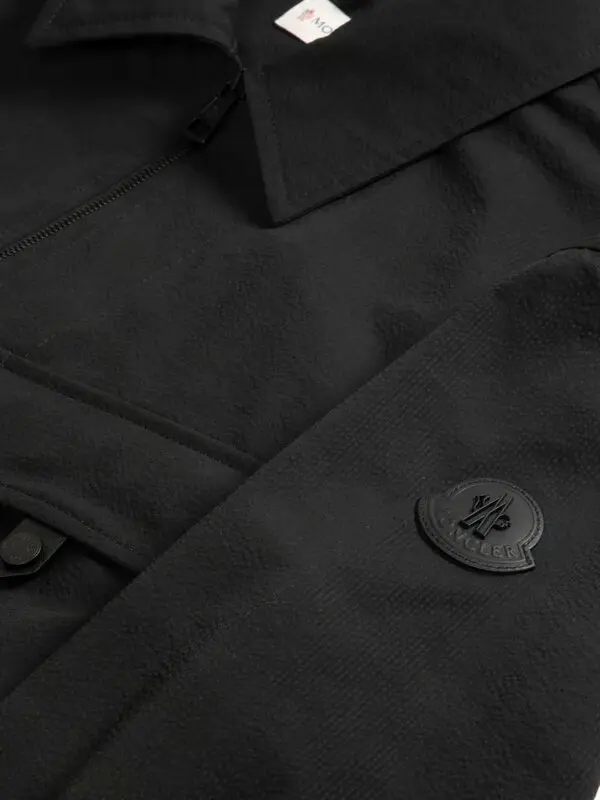 Moncler Zip-up Logo-patch Overshirt