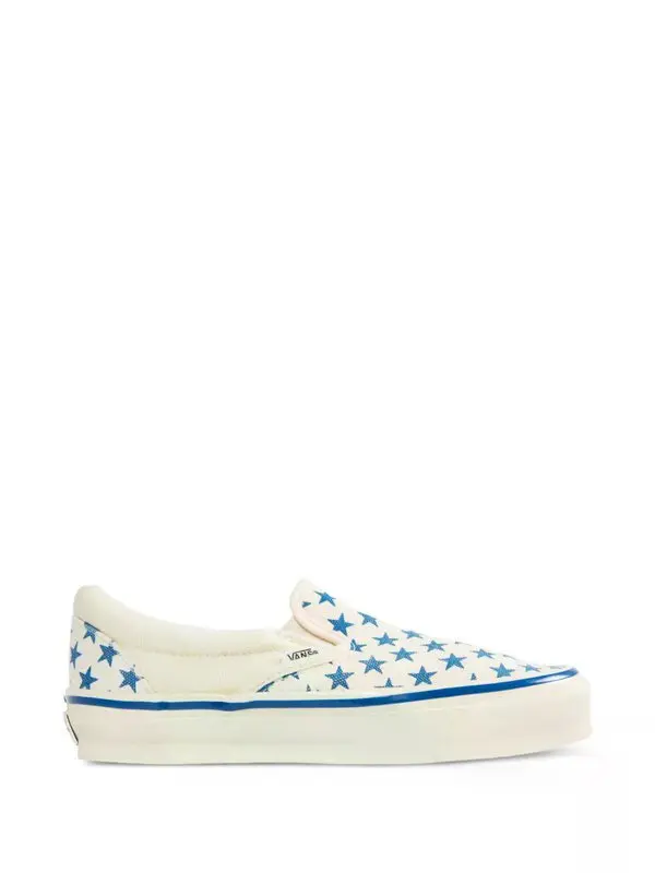 VANS Lx Classic Premium 98 Slip-on Sneakers With Star Print - Neutrals