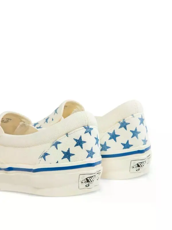 VANS Lx Classic Premium 98 Slip-on Sneakers With Star Print - Neutrals