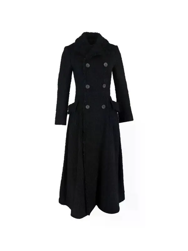Comme Des Garçons Double-breasted Bouclé Coat