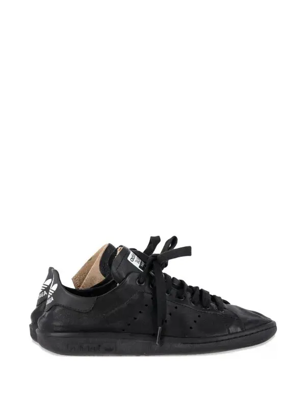 Balenciaga X Adidas Stan Smith Lace-up Sneakers - Black