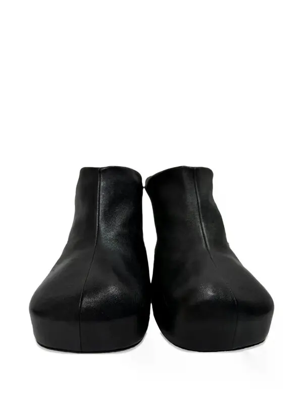 Bottega Veneta Leather Platform Stiletto Mules