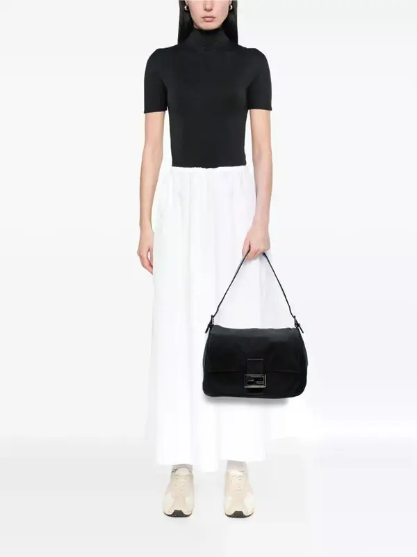Fendi Mamma Forever Shoulder Bag - Black