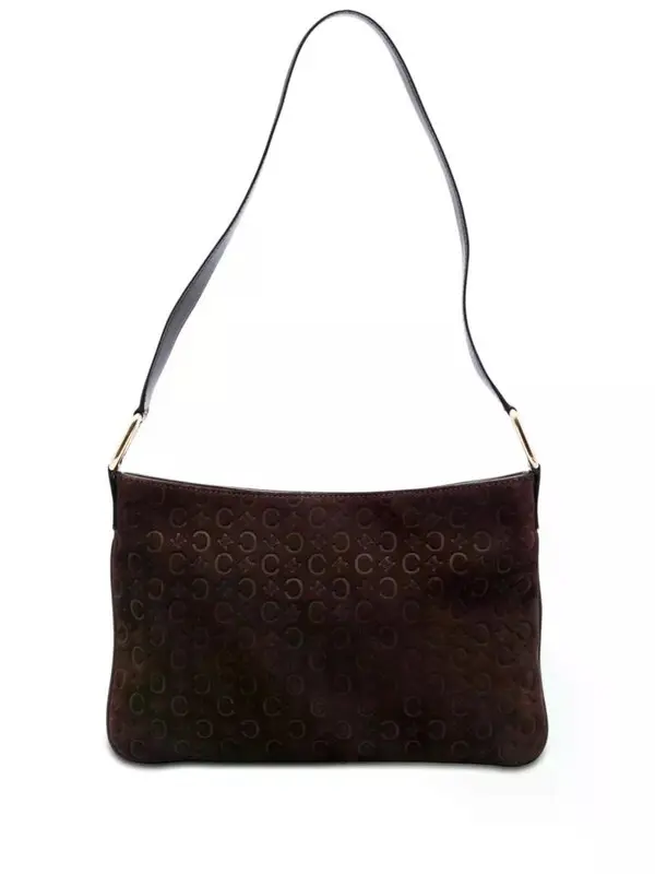 Celine Macadam Suede Shoulder Bag