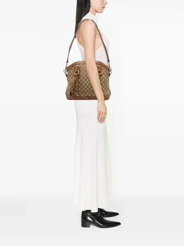 Gucci Gg Canvas Charm Dome Satchel